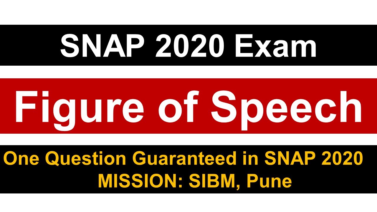 SNAP 2020 Exam: Figure of Speech || Most Important topic for SNAP ...