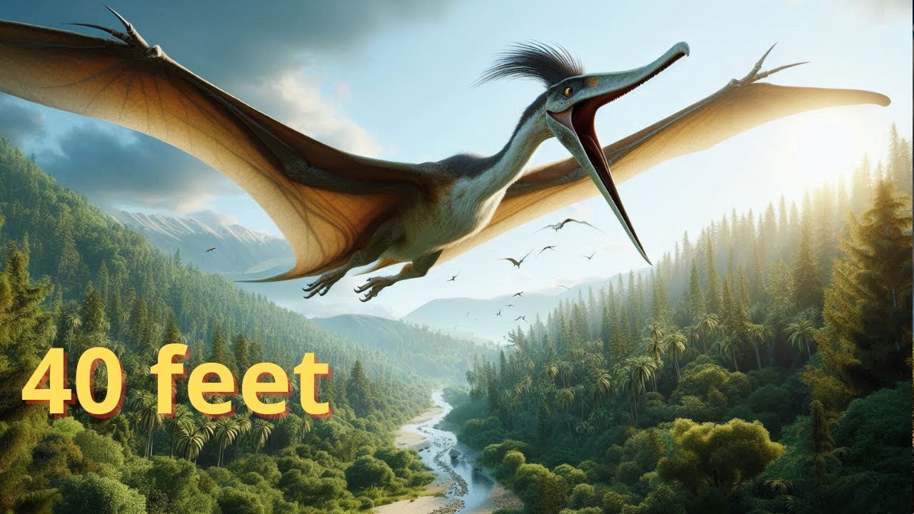 The 💥LARGEST FLYING PREHISTORIC ANIMAL💥Quetzalcoatlus northropi ...