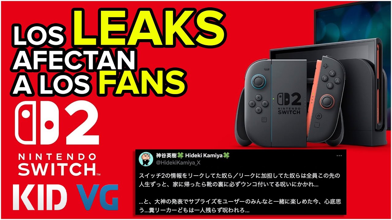 Los LEAKS del NINTENDO SWITCH 2 afectan a los FANS - YouTube