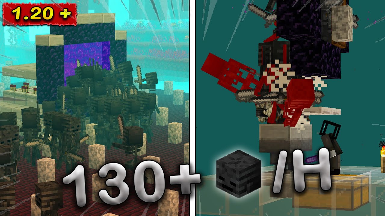 SUPER SIMPLE WITHER SKELETON FARM | FAST & EFFICIENT | Minecraft Java 1 ...