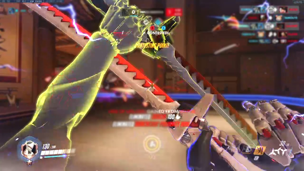 Necros Nano Genji Main - POTG! [ Overwatch Season 32 Top 500 ] - YouTube