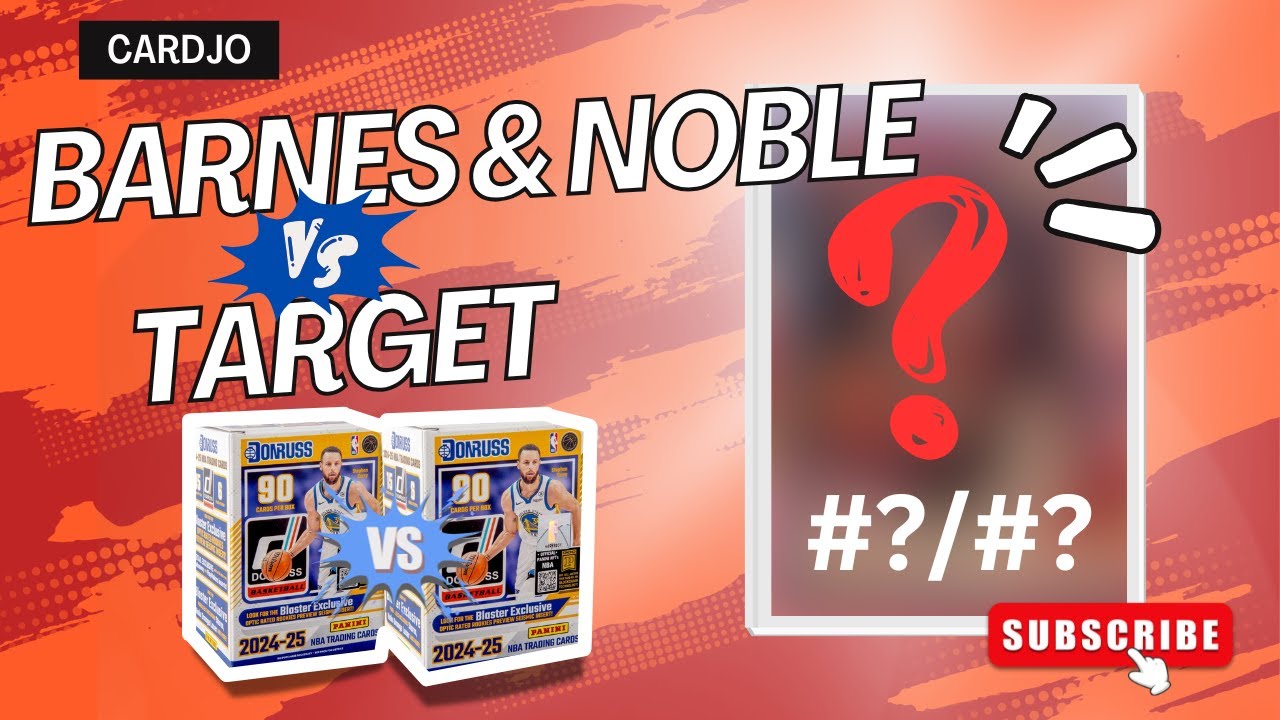 Blaster Boxes With Good Value? FIRST #'d CARD?! Barnes & Noble Vs ...