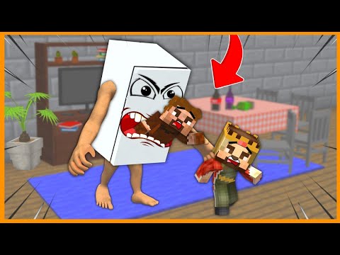 ŞEHİRDEKİ EŞYALAR CANLANDI, BİZE SALDIRDI! 😱   Minecraft