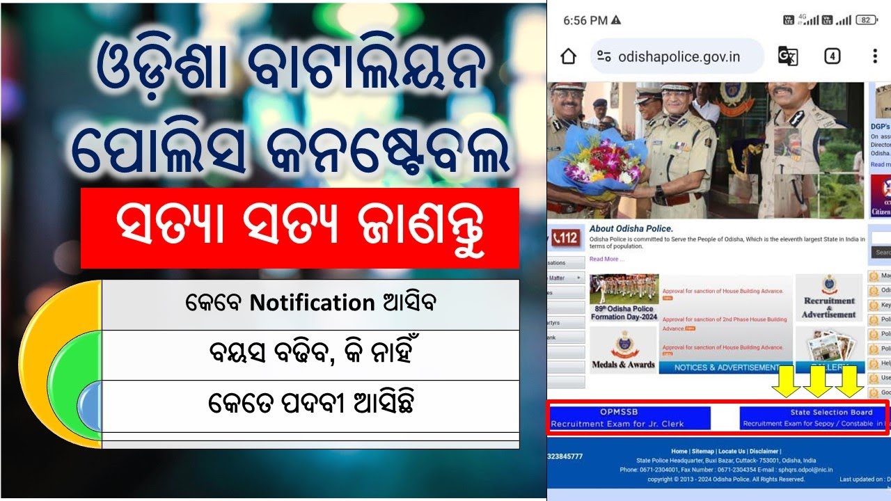 Odisha Police new recruitment 2024 | IRB OSAP | Police SI | Odisha ...