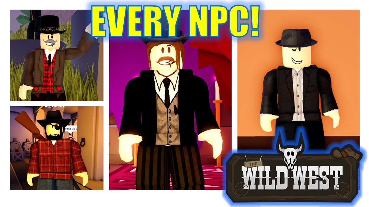 Dressing up as every NPC in The Wild West | DBeanz - YouTube