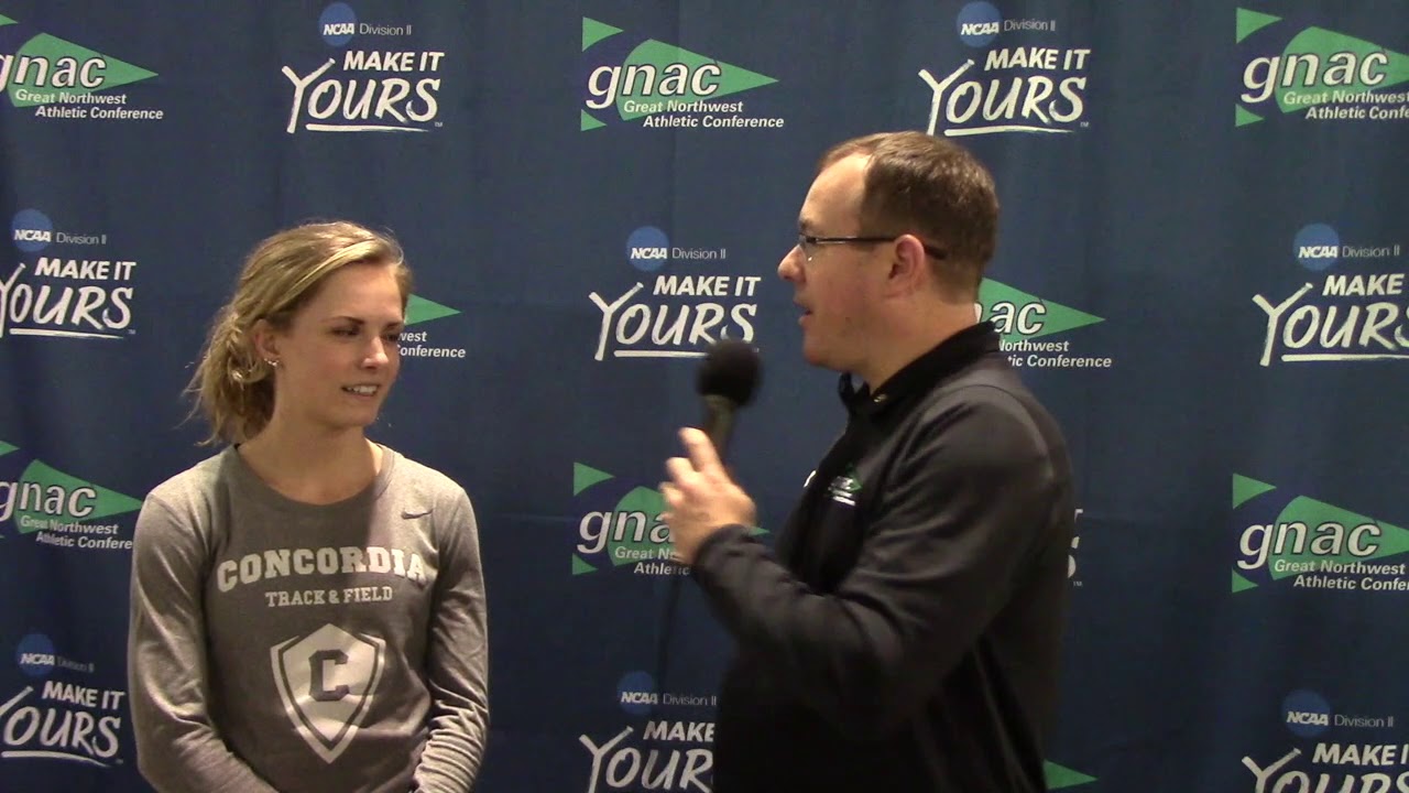 GNAC Indoor Track and Field Championships - Macie Allen - YouTube