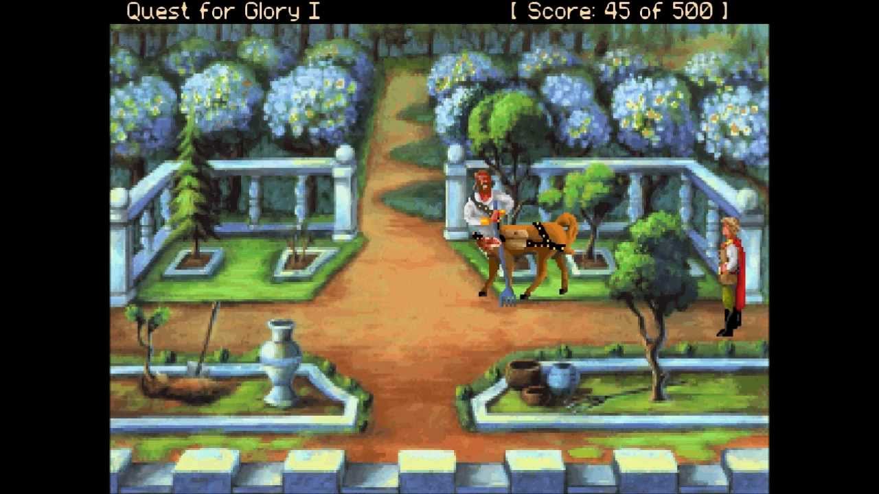 Let's Play Quest For Glory I (VGA - Blind), Part 6: Castle Grounds and ...