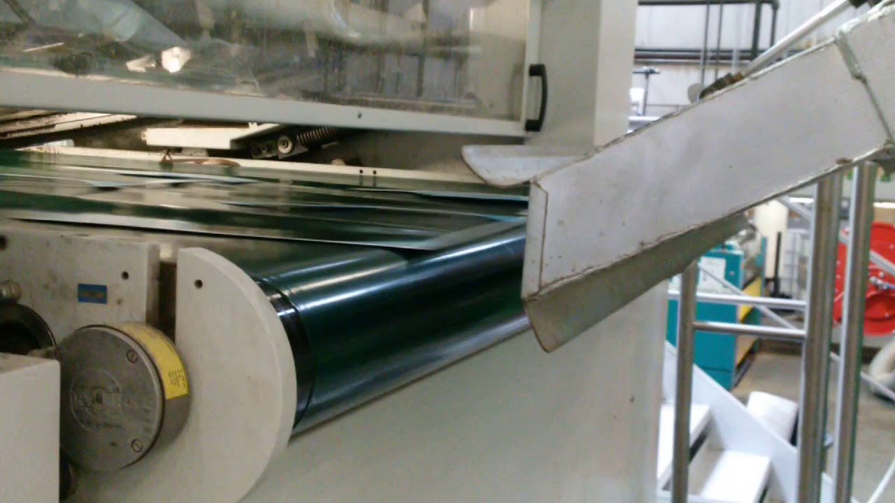 BOBST Blanking Trim Removal - YouTube