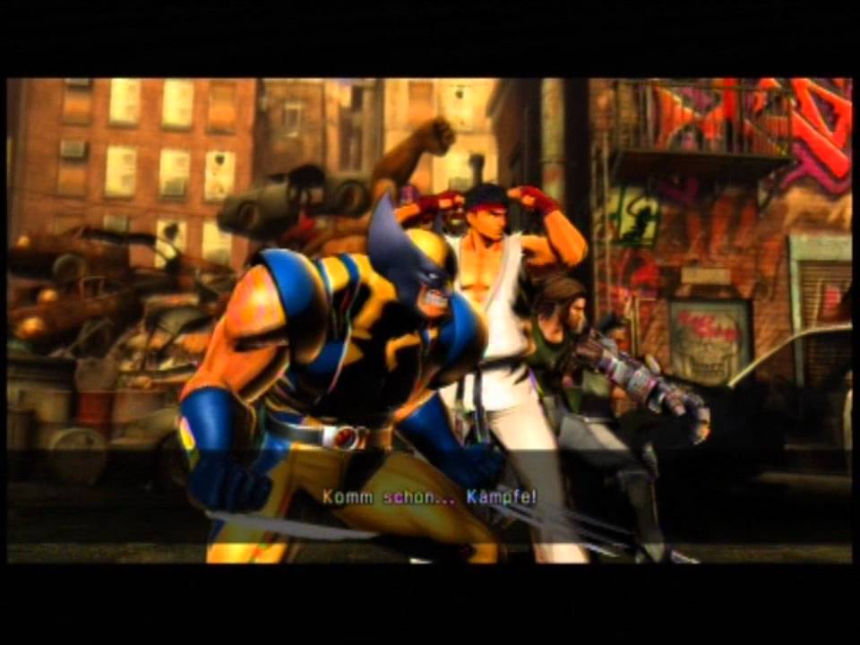 Ultimate Marvel vs Capcom 3 Arcade-Mode: Ryu, Wolverine, Spencer - YouTube