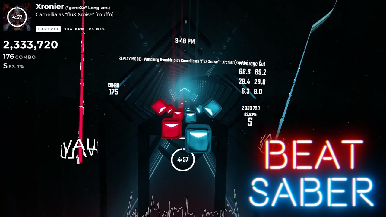 [Beat saber] Xronier ("geneXe" Long ver.) by Camellia - YouTube