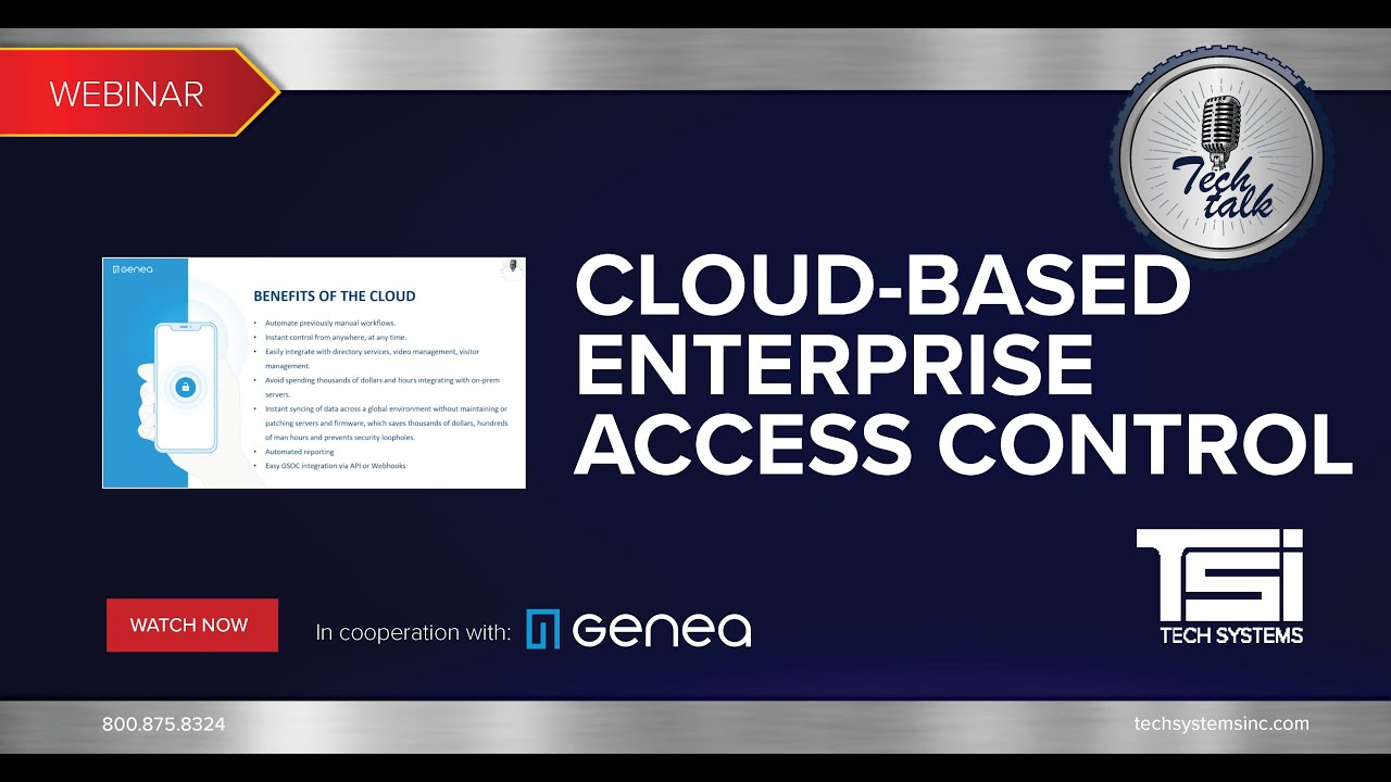 Cloud-Based Enterprise Access Conotrol - presented by Genea - YouTube