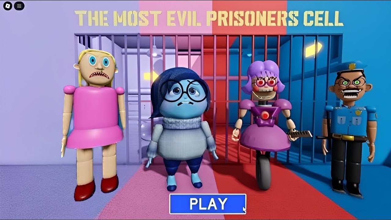 Escape Roblox Obby - EVIL MOM VS SADNESS INSIDE OUT 2 VS MISS ANI-TRON ...
