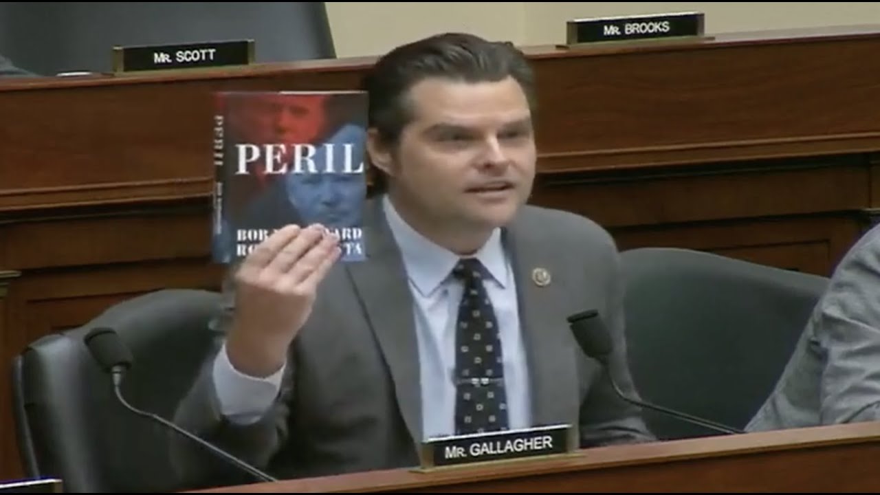 Matt Gaetz EXPOSES Generals Mark Milley, Lloyd Austin Over Afghanistan & Stuart Scheller - YouTube