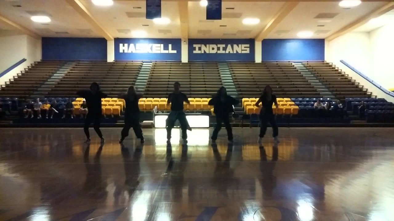 Haskell Clash at Coffin 2014 Cheer and Dance Team number - YouTube