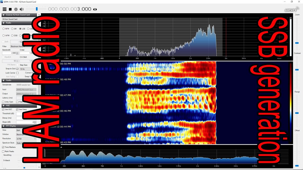 Single Side Band - HAM radio - SSB generation theoretic example - YouTube
