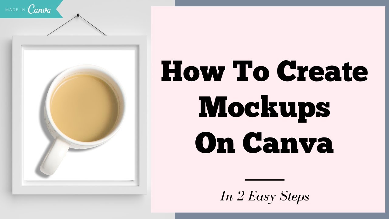 How To CREATE MOCKUPS On Canva | Canva Tutorial & Tips - YouTube