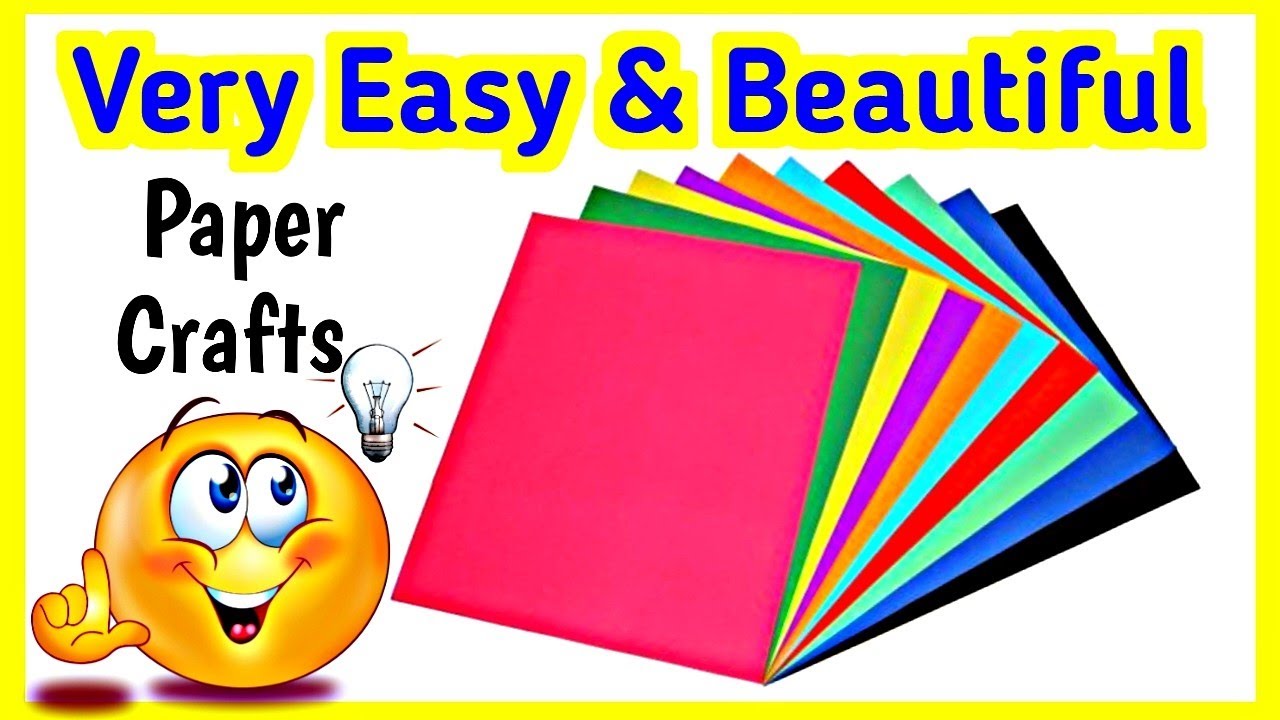 Very Easy and Beautiful Paper Crafts || Easy Paper Crafts || Paper Wall ...
