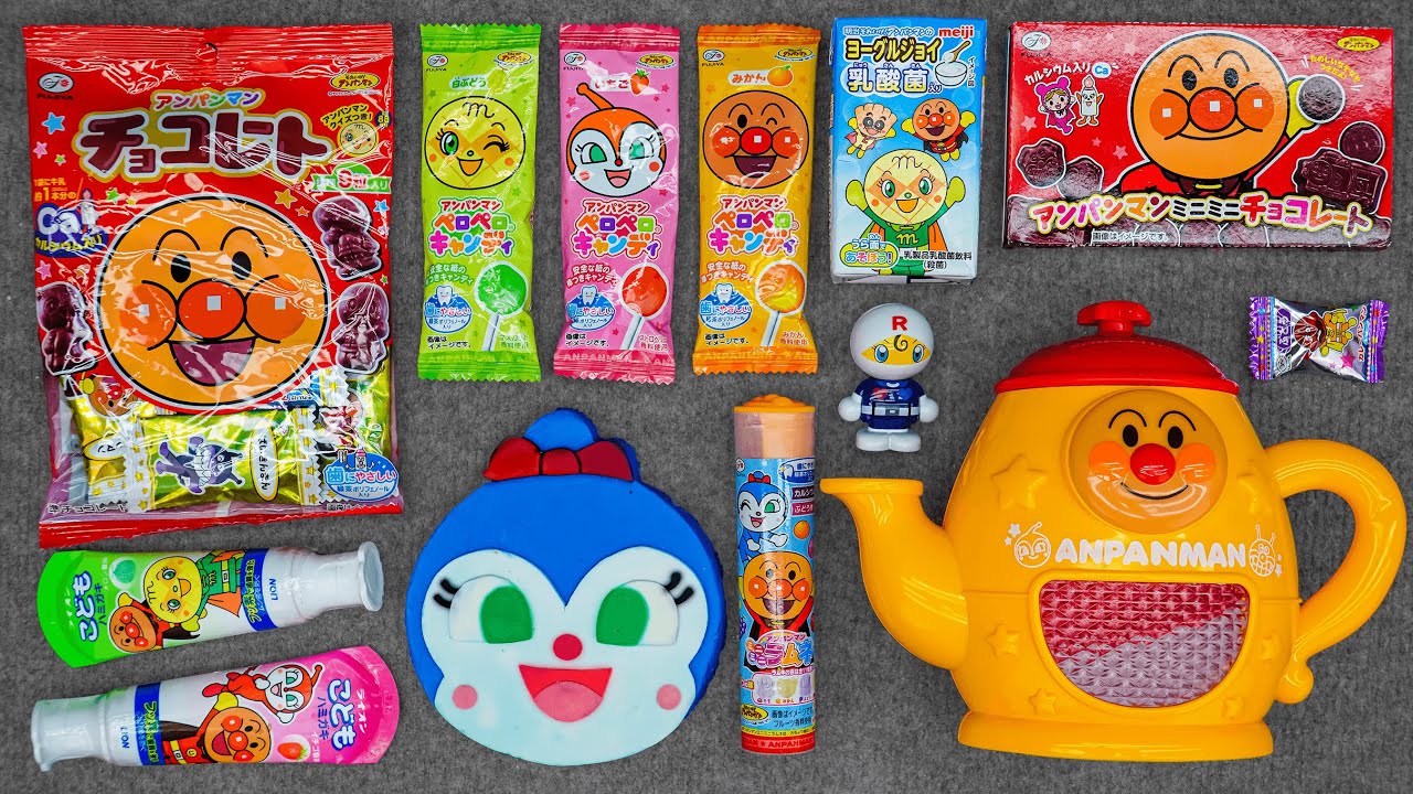 Unboxing Anpanman Candy [アンパンマン キャンディ] Yummy Candy ASMR - YouTube