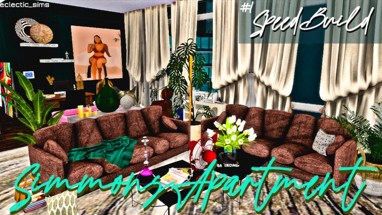 PTC || Havanna Simmons Apartment || CC || Sims 4 Decor || Part #2 - YouTube