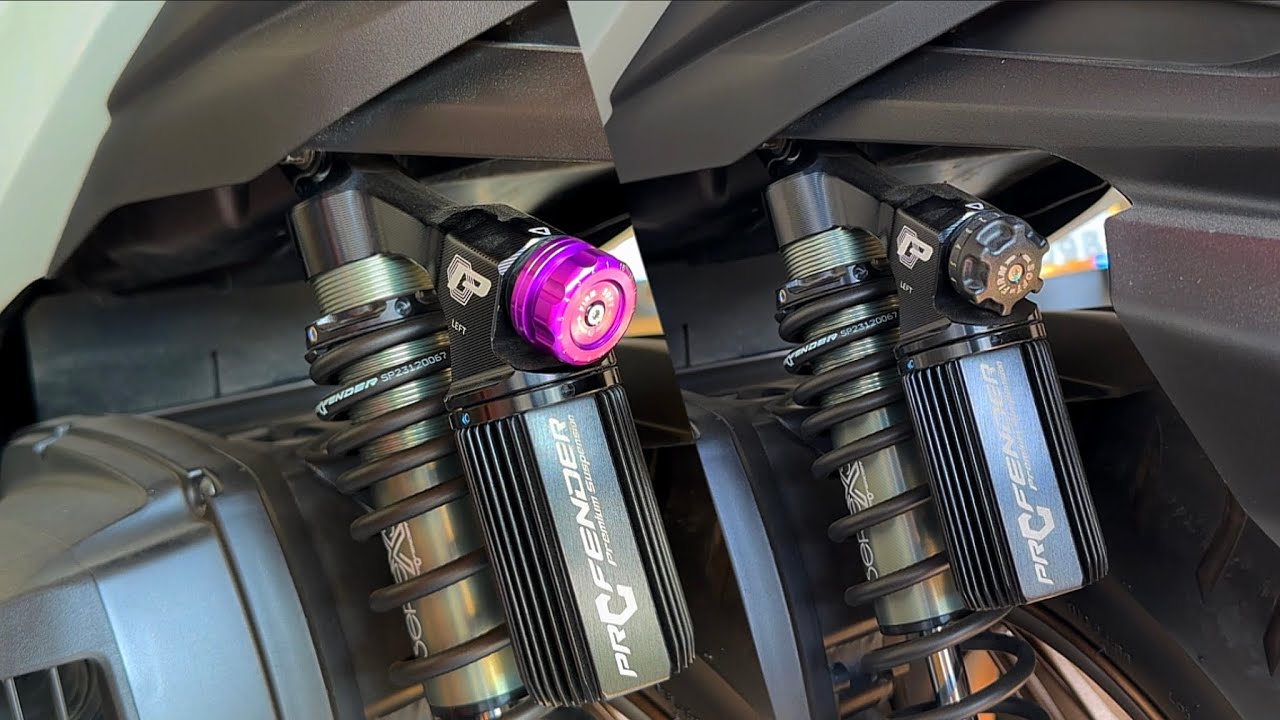 ติดตั้งหมุดปรับ compression โช้ค profender X Series อยากสวยก็จัด จะประหยัดทำไม ของมันต้องมี ...