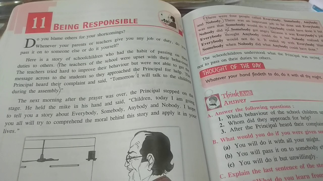 Class 6 Moral Science Chapter 11 Being Responsible YouTube class-6-moral-science-chapter-11-being-responsible-youtube