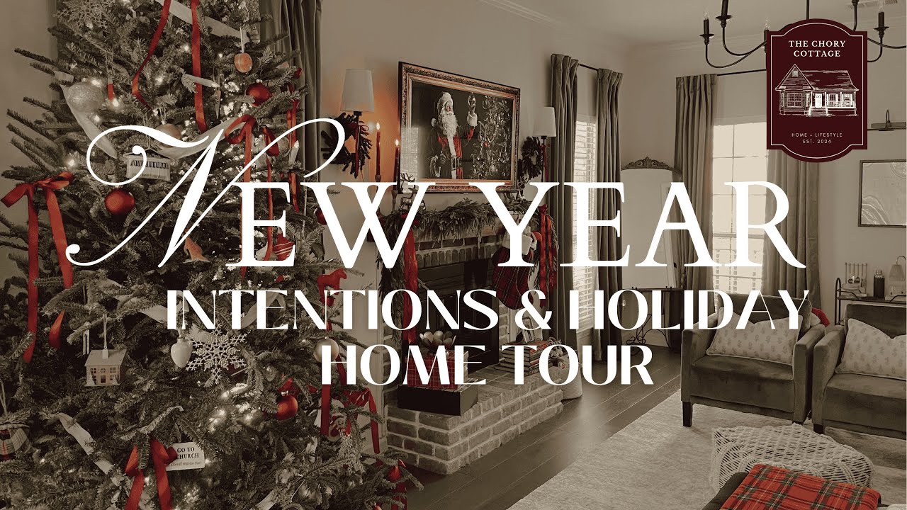 New Year Intentions + Hobbies + HOLIDAY Home Tour - YouTube