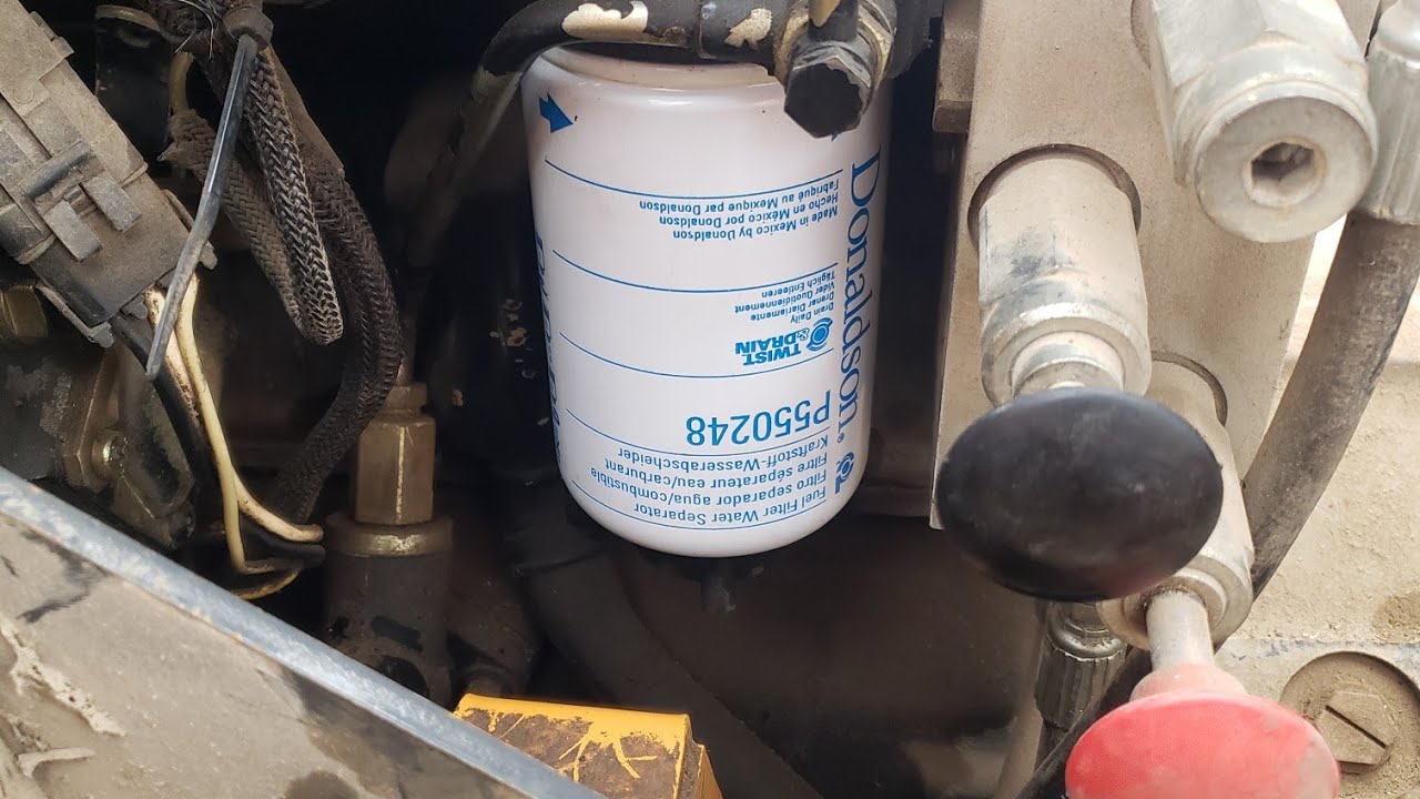 Case 90xt Fuel Filter Change - YouTube