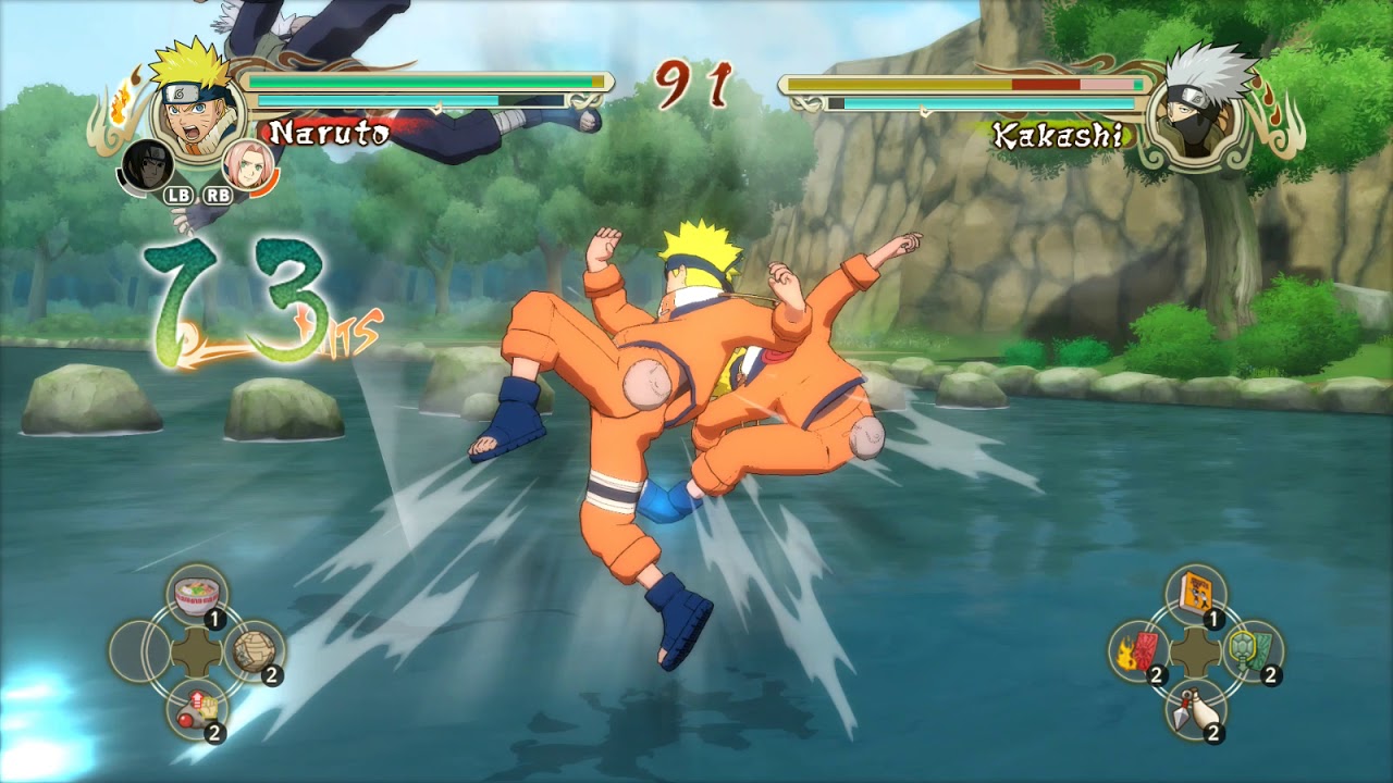 NARUTO Ultimate Ninja STORM : Mission Mode(Naruto, Sasuke, Sakura learn ...