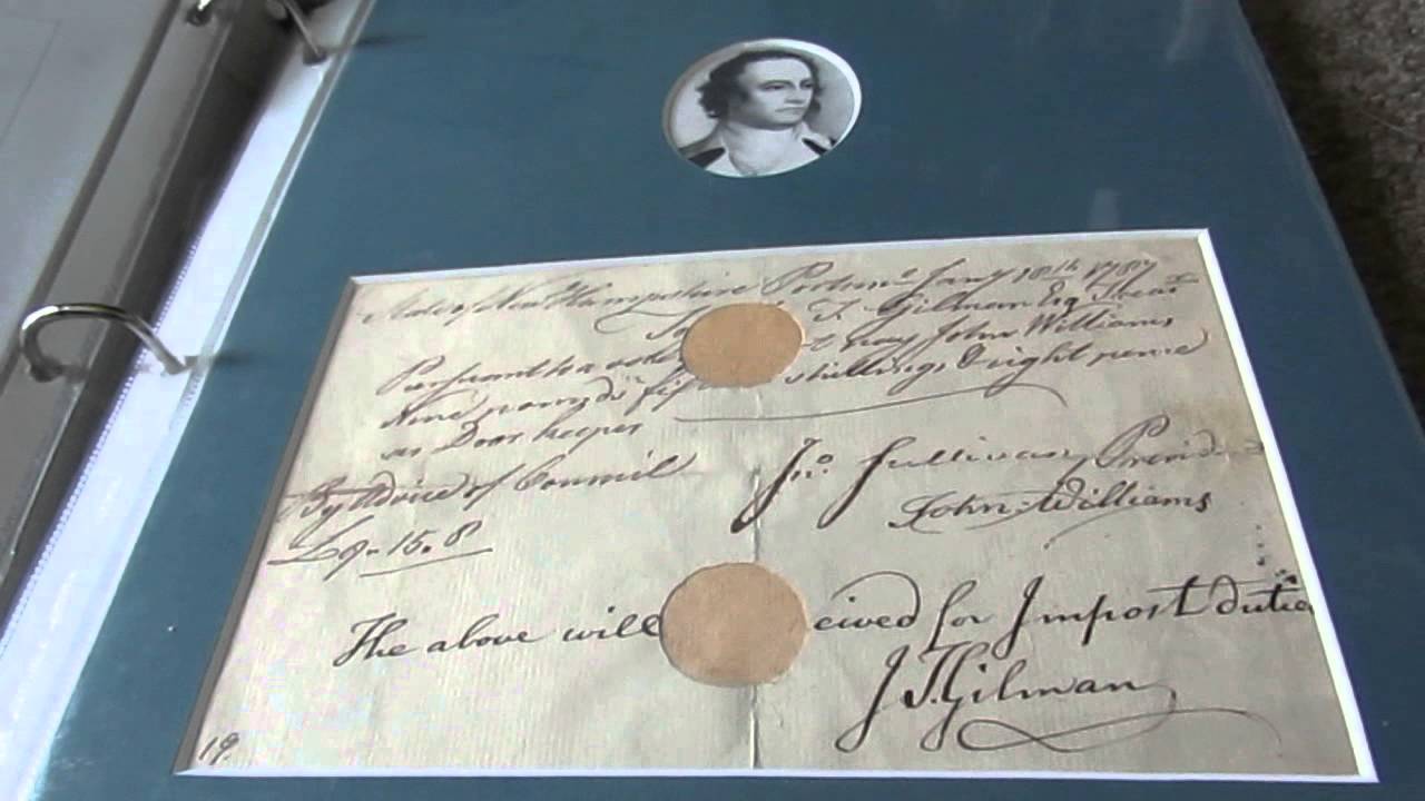 General John Sullivan signed Document - YouTube