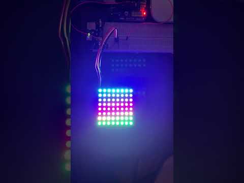 WS2812B 8x8 64-Bit Full Color 5050 RGB LED Lamp Panel Light - YouTube