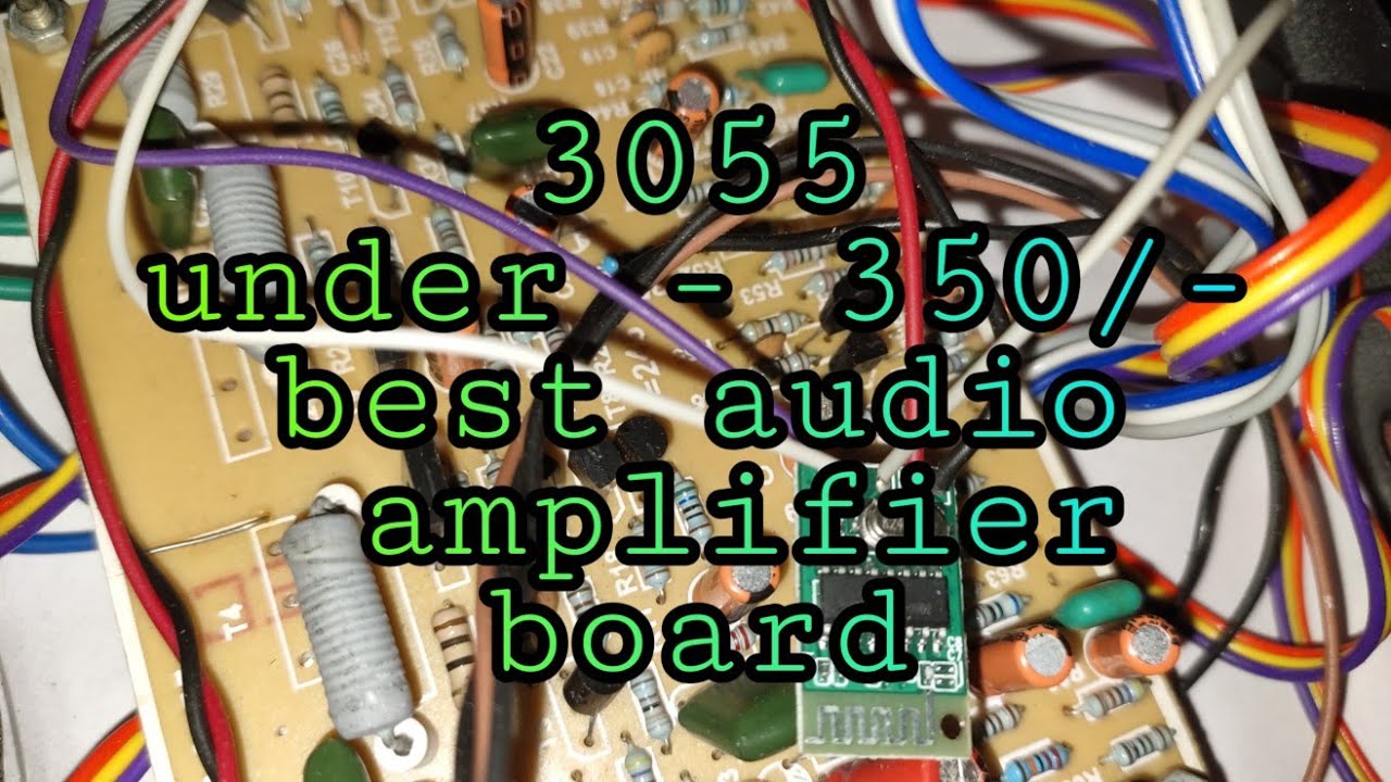 unboxing new 3055 amplifier board 2020 - YouTube