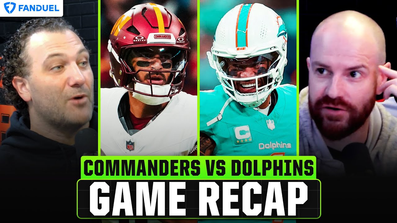 Commanders vs Dolphins FULL Review + Reactions - YouTube