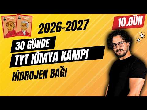 10. Gün | Hidrojen Bağı | | 30 Günde TYT Kimya Kampı | 2027 #chtayfa