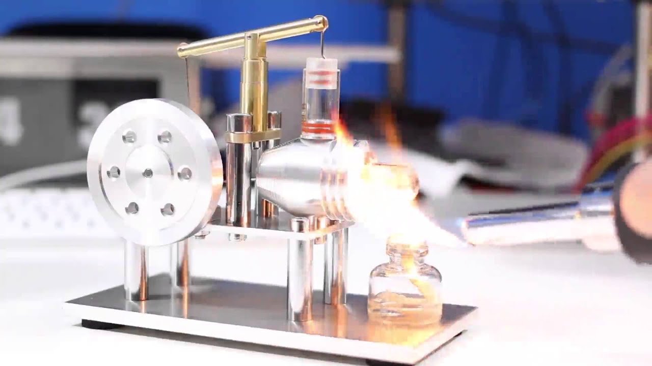 Sunnytech®hot Air Stirling Engine Model Education Toy Electricity Power ...
