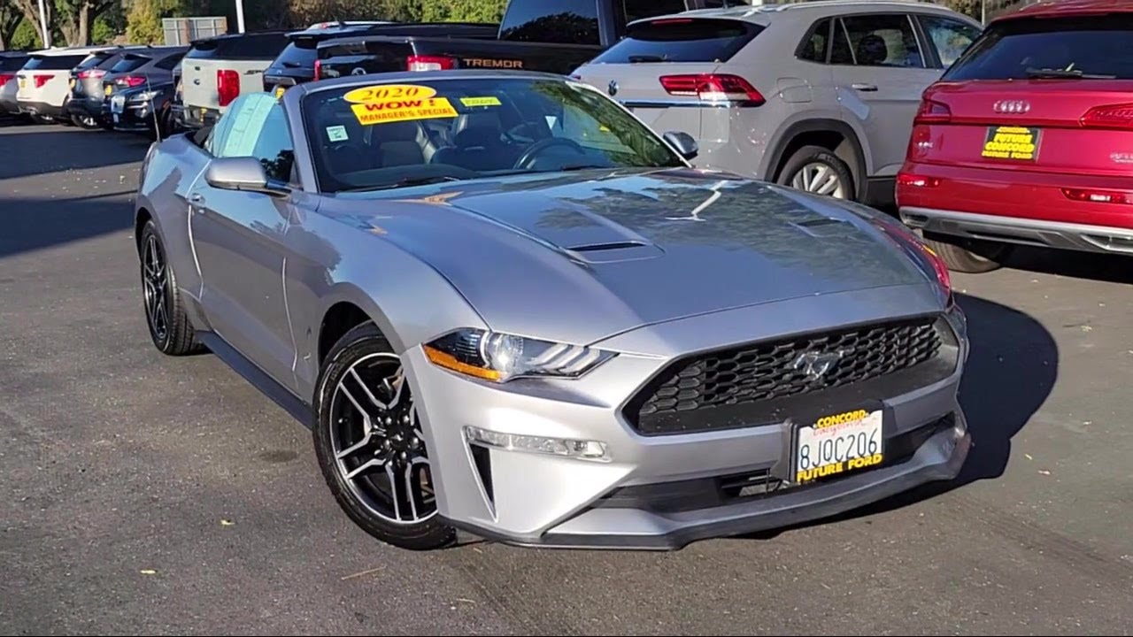 2020 Ford Mustang EcoBoost Premium Convertible Concord San Jose Fremont ...
