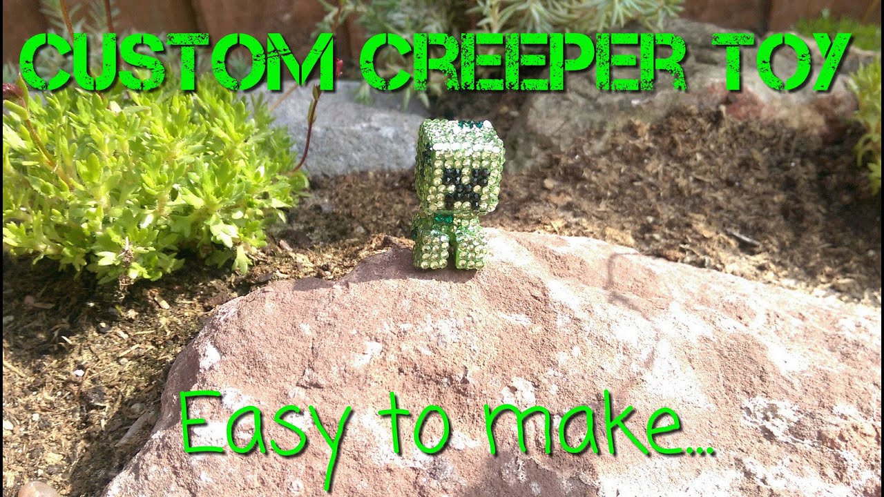 Custom Minecraft Creeper Toy - YouTube