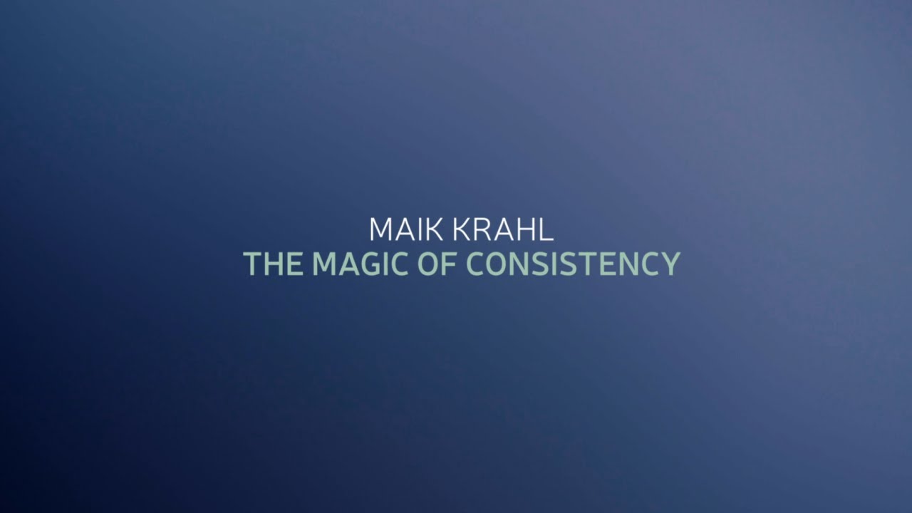 Maik Krahl THE MAGIC OF CONSISTENCY Album Trailer - YouTube