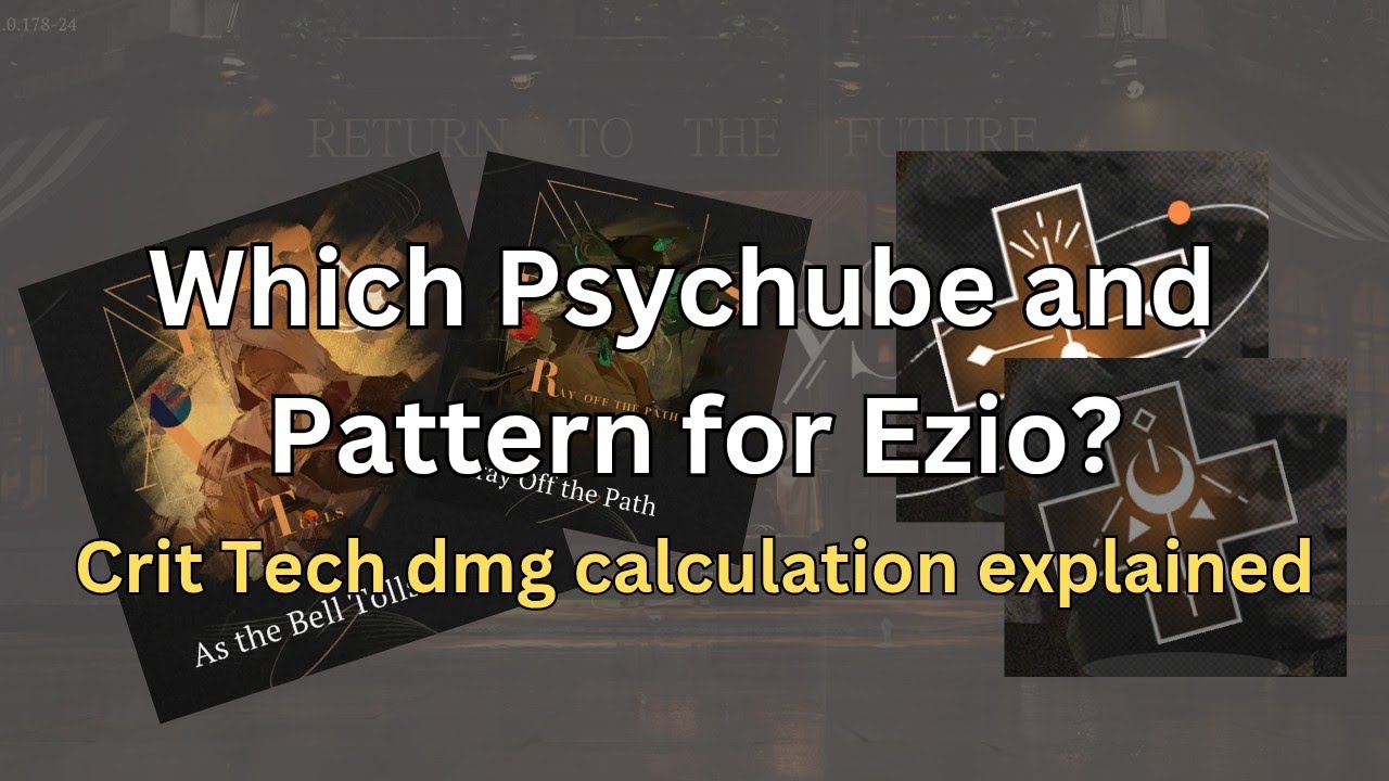 Which Psychube and Pattern for Ezio? + Crit Tech - Reverse 1999 - YouTube