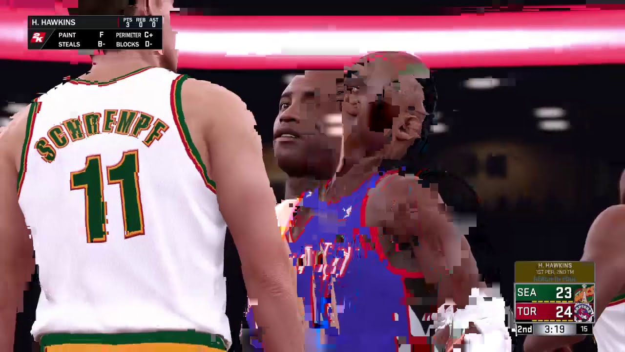 NBA 2K 2020 08 19 Seattle Super Sonics vs Toronto Raptors - YouTube