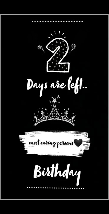 2 days|countdown| friend's birthday🎂 - YouTube