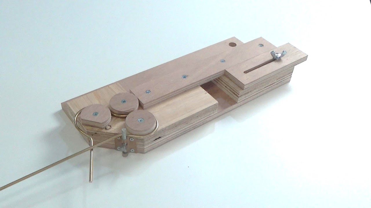 【DIY】How to make a jig for making brass hanger hooks / can make two at ...