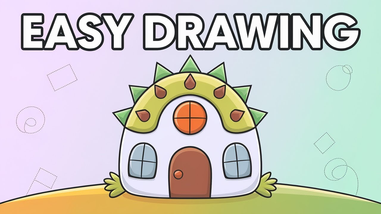 Boat House Drawing, Painting and Coloring For Kids and Toddlers_ Kids ...