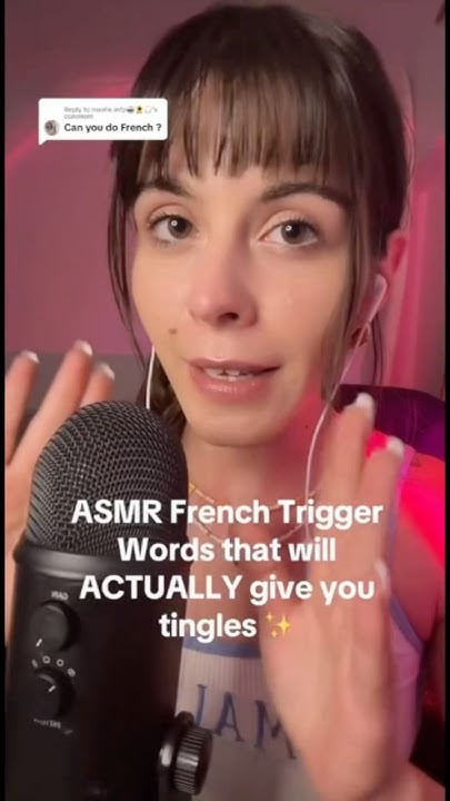 ASMR French Triggers Words for tingles ⚡️ #asmr#asmrshorts#asmrtrigger#shortsfeed#shortvideo# ...