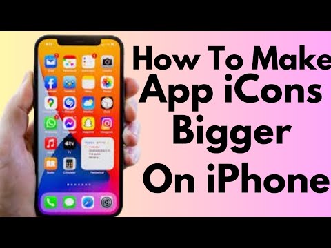 How To Make App Icons Bigger On iPhone (2024) - YouTube
