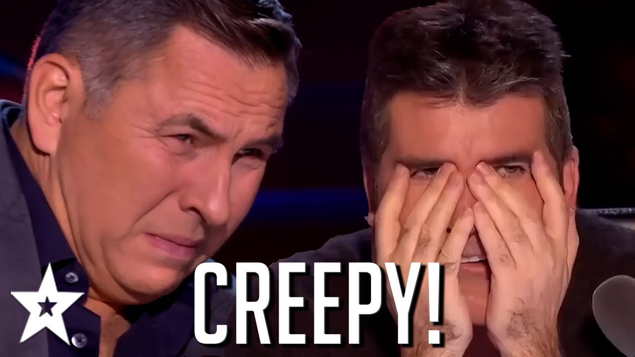 CREEPY CONTORTIONISTS! These CRAZY Auditions FREAKED OUT The BGT Judges ...