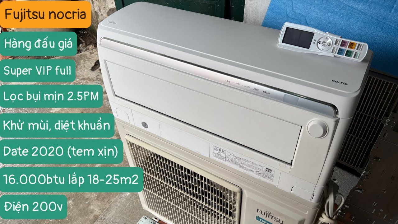 P30… FUJITSU nocria hàng đấu giá. Model: CS-400A2E8 date 2020 (tem xịn ...