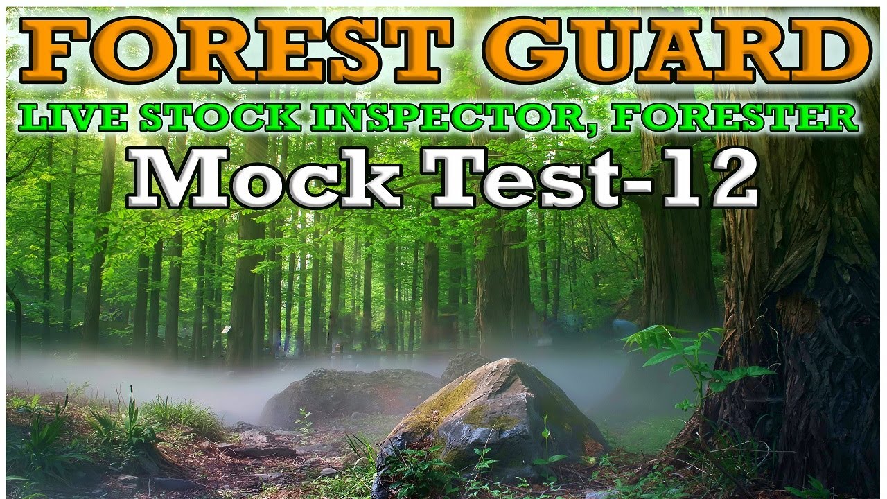 forest guard & Forester mock test-12| Osssc Livestock Inspector|OSSSC ...