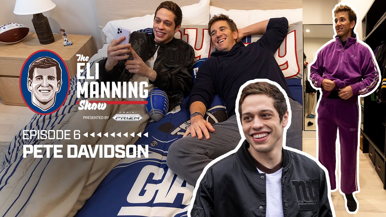 Eli & Pete Davidson Hang at Pete's Apartment & LAUNCH Instagram Account | The Eli Manning Show ...