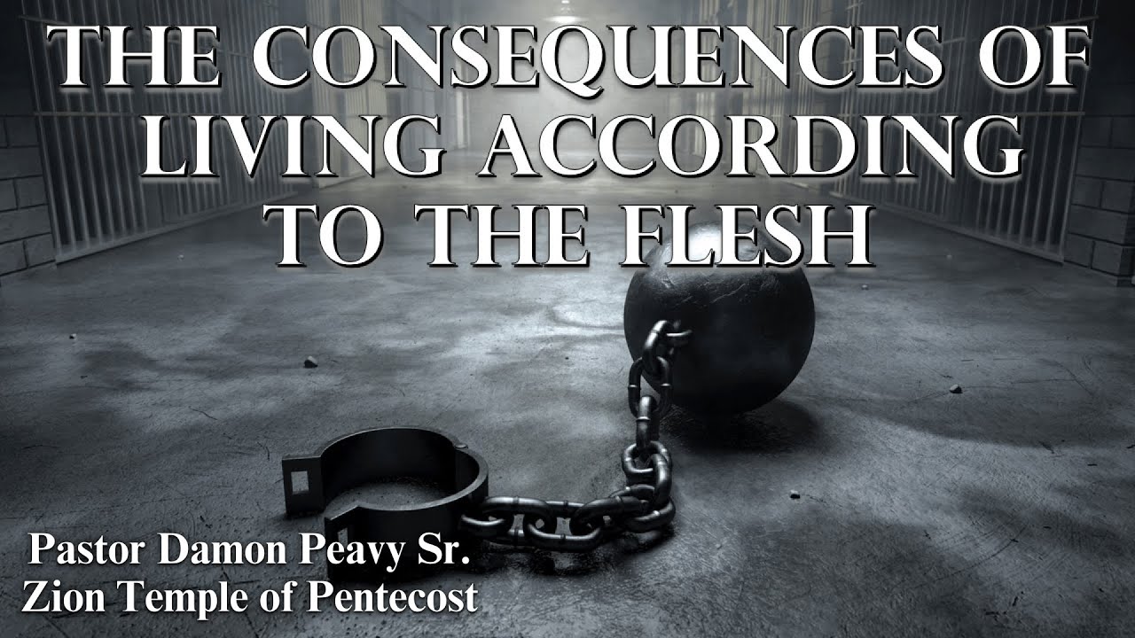 The Consequences Of Living According To The Flesh - YouTube