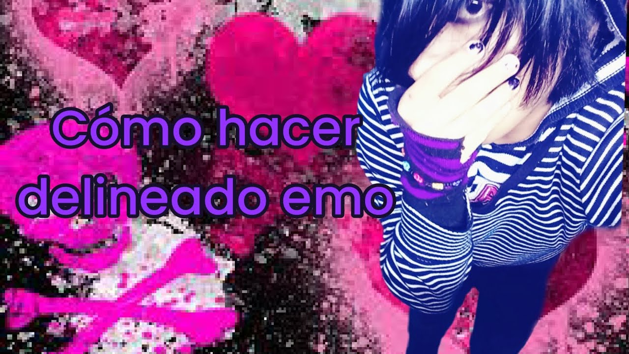 tutorial de deliniado emo - YouTube